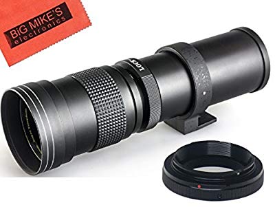 ハイパワー420〜800mm f/8.3?HD Nikonデジタル一眼レフカメラ用手動望遠レ (中古品)