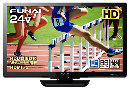 FUNAI FL-24H1010 24V型 地上･BS･110度CSデジタル ハイビジョン液晶テレビ(中古品)