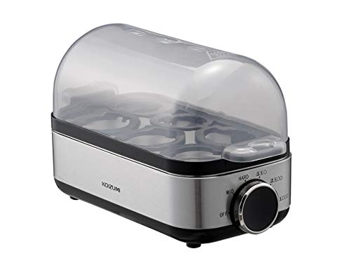 コイズミ エッグスチーマー ゆでたまご器 温泉たまご器 シルバー KES-0400/(中古品)