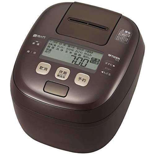 タイガー 圧力IH炊飯ジャー（5.5合炊き） ディープブラウンTIGER 炊きたて (中古品)