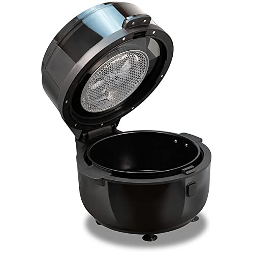 ヒロコーポレーション HTC-353 ブラック ノンフライヤーZERO [電気フライヤ(中古品)