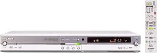 MITSUBISHI  楽レコ HDD&DVDレコーダー 160GB DVR-HE10W(中古品)