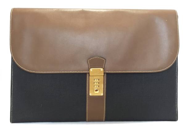 ダンヒル ブリーフケース 書類ケース ドキュメントケース ブラウン 茶色 レザー ｄｕｎｈｉｌ