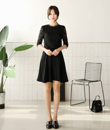 ケープ風ワンピース バックリボン シック レース柄 バックリボン フェミニン 結婚式二次会 お呼ばれ 2018年新作 フォーマルドレス 披露宴