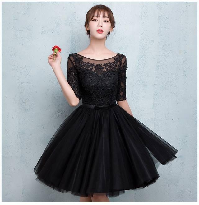 メッシュ 刺繍 レースのブラック チュールドレス 花柄刺繍 セクシー 透け感 綺麗 おしゃれ 可愛い 上品 清楚 デート 結婚式 二次会