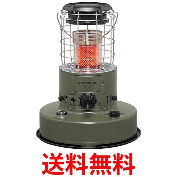 トヨトミ RR-GER25 赤熱対流形石油ストーブ オリーブ 石油ストーブ 暖房 ヒーター GEAR MISSION TOYOTOMI 送料無料