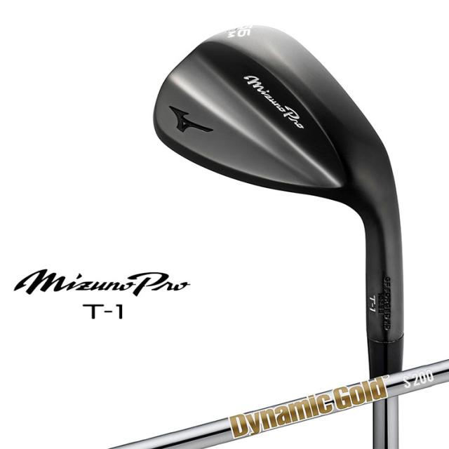 ミズノ MIZUNO PRO T1 ウェッジ ミズノ プロ 右用 ブラックIP仕上げ Dynamic Gold HT スチールシャフト 5KJSB24290 軟鉄鍛造 2025年モデル