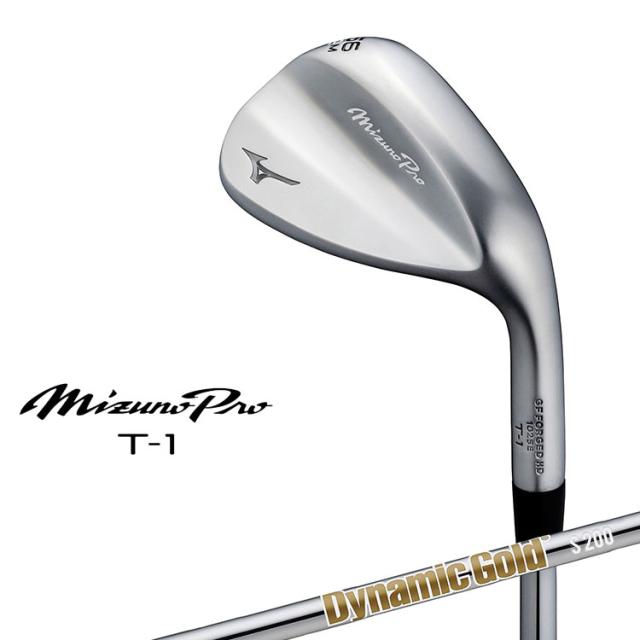 ミズノ MIZUNO PRO T1 ウェッジ ミズノ プロ 右用 ホワイトサテンブラッシュ仕上げ Dynamic Gold HT スチールシャフト 5KJSB24190 軟鉄鍛造 2025年モデル