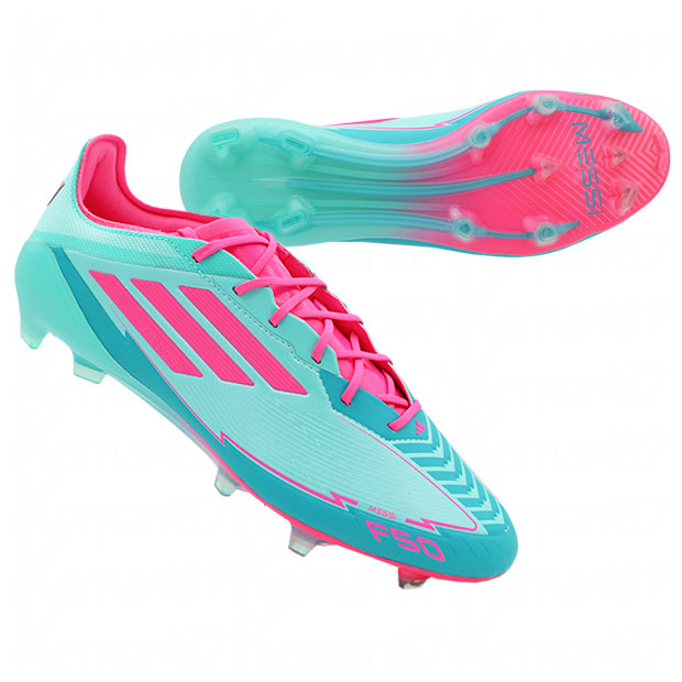 F50 MESSI ELITE FG　フラッシュアクア×ルシッドピンク　【adidas|アディダス】サッカースパイクih0927
