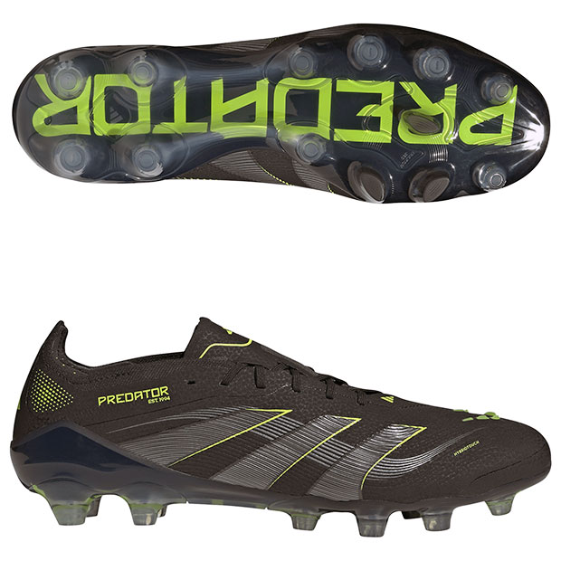 プレデター ELITE HG/AG ジャパン　コアブラック×カーボン　【adidas|アディダス】サッカースパイクjr4491
