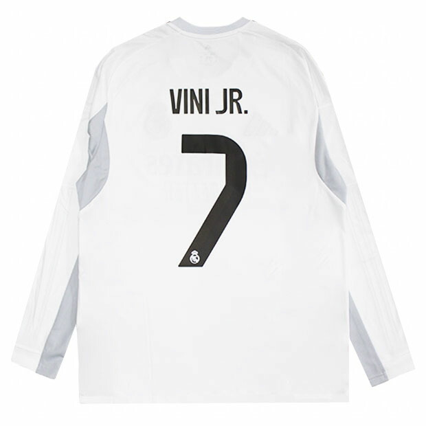 レアルマドリッド 25-26 ホーム 長袖レプリカユニフォーム　7.ヴィニシウスJR　【adidas|アディダス】クラブチームレプリカウェアーkpd77-jn8884-7-v