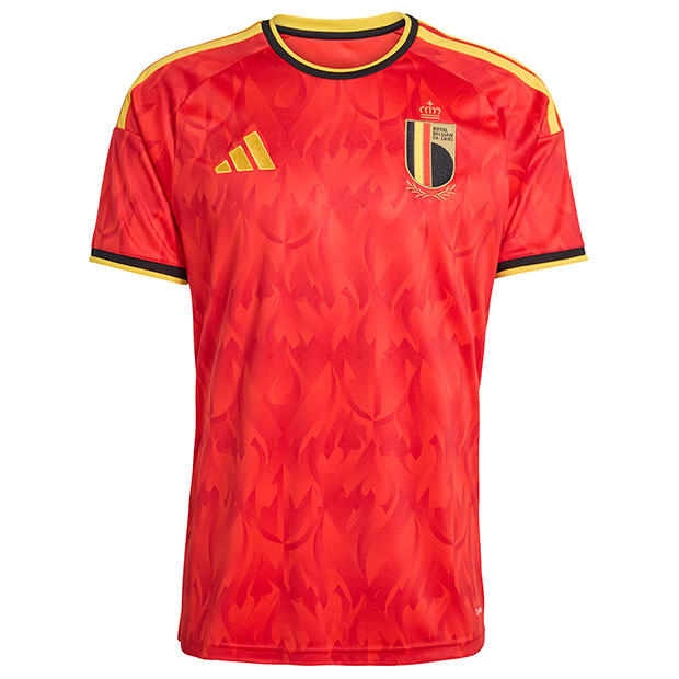 ベルギー代表 2026 ホーム 半袖レプリカユニフォーム　【adidas|アディダス】ナショナルチームレプリカウェアーjve20-jm8381