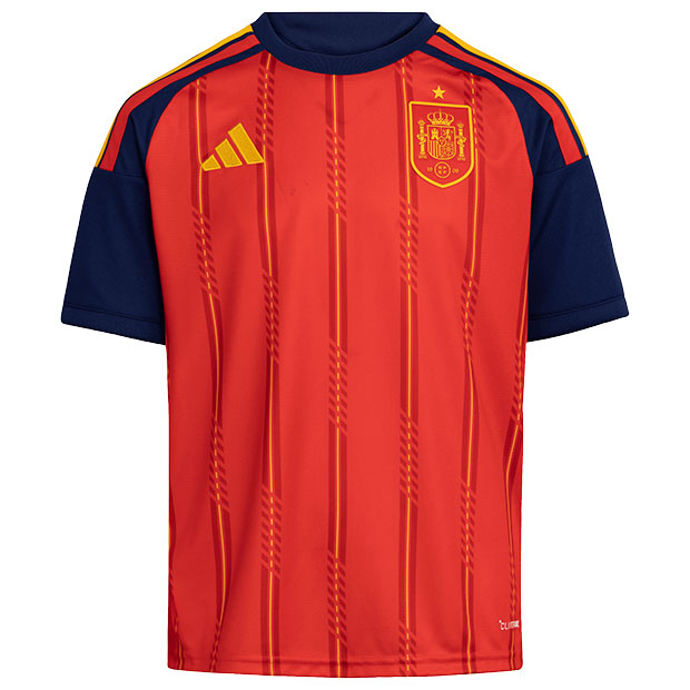 ジュニア スペイン代表 2026 ホーム 半袖レプリカユニフォーム　【adidas|アディダス】ナショナルチームレプリカウェアーn4586-jz5757