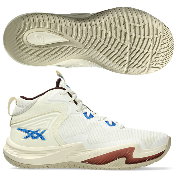 ノヴァサージ 3　アイボリー×ブルーコースト　【asics|アシックス】バスケットボールシューズ1061a048-750