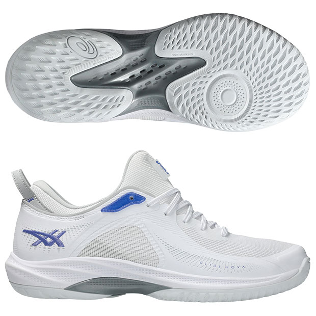 グライドノヴァ FF 4　ホワイト×サファイア　【asics|アシックス】バスケットボールシューズ1063a105-100