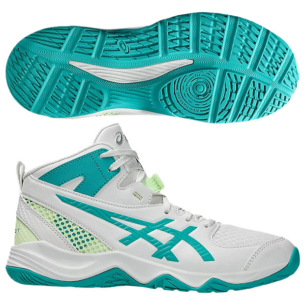 ジュニア|ダンクショット|MB|10　クールミント×ウェーブティール　【asics|アシックス】バスケットボールシューズ1064a019-100