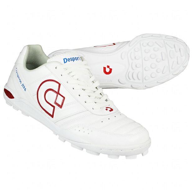 カンピーナス|JTF|6　パールホワイト×レッド　【Desporte|デスポルチ】サッカーフットサルトレーニングシューズds2040-pwred