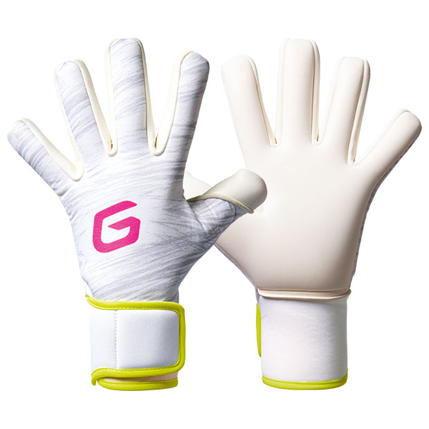 マトゥー フットサルプロ　ホワイト×フラッシュイエロー　【GAViC|ガビック】サッカーフットサルゴールキーパーグローブgc3401-whtfyl