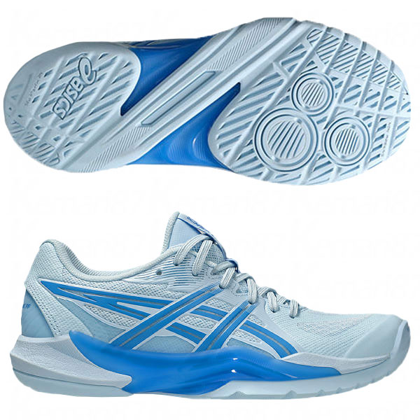 レディース パワーブレイク FF　ライトブルー×ブルーコースト　【asics|アシックス】ハンドボールシューズ1072a104-400