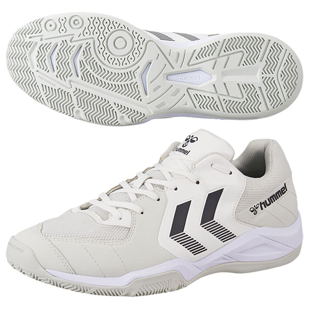 インドアシューター 6　ホワイト×グレー　【hummel|ヒュンメル】ハンドボールシューズhas8045-1092