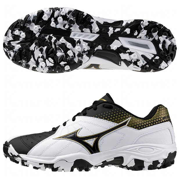 ウェーブ|ガイア|3|WIDE　ホワイト×ゴールド　【MIZUNO|ミズノ】ハンドボールシューズx1gd235004