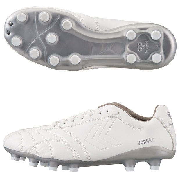 ヴォラート 3 TEAM SUPERWIDE　ホワイト×シルバー　【hummel|ヒュンメル】サッカースパイクhas1247sw-1095