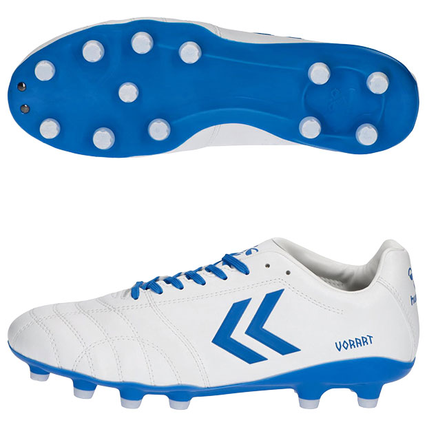 ヴォラート 3 TEAM WIDE　ホワイト×ブルー　【hummel|ヒュンメル】サッカースパイクhas1247w-1060