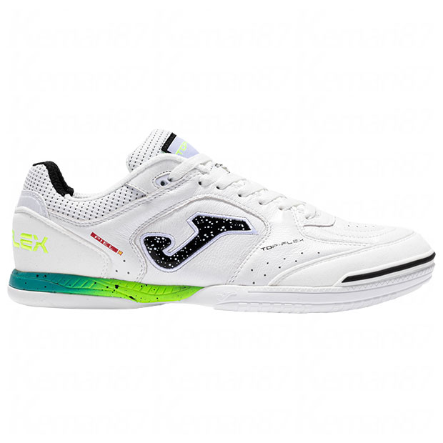 トップフレックス IN　ホワイト　【JOMA|ホマ】フットサルシューズtops2502in