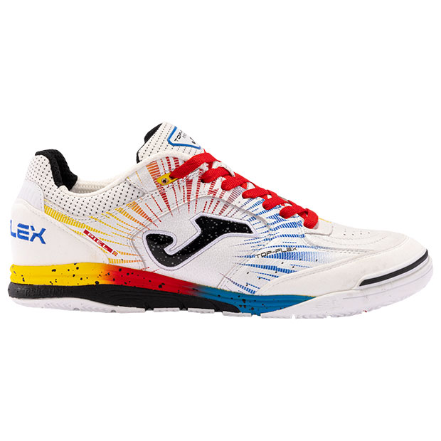 トップフレックス|リバウンド|IN　ホワイト×レッド　【JOMA|ホマ】フットサルシューズtorw2476in