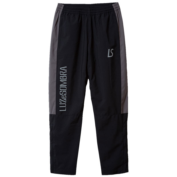 ジュニア|ストレッチタフタメッシュロングパンツ　ブラック　【LUZ|e|SOMBRA|ルースイソンブラ】サッカーフットサルジュニアウェアーf2021404-blk