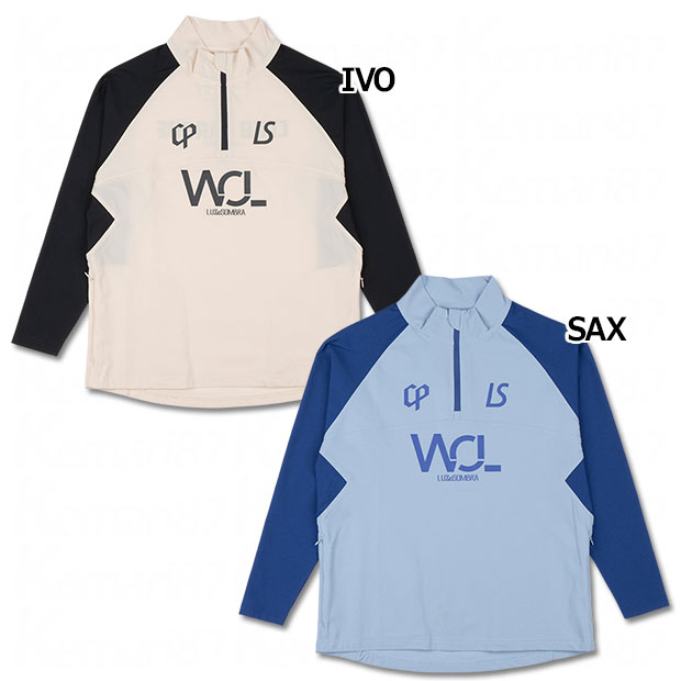ジュニア CLUB PARQUE W.O.L ドライスリムハーフジップトップ　【LUZ e SOMBRA|ルースイソンブラ】サッカーフットサルジュニアウェアーl2251058