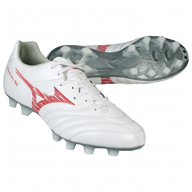 モナルシーダ|NEO|3|SW　ホワイト×レッド　【MIZUNO|ミズノ】サッカースパイクp1ga242460