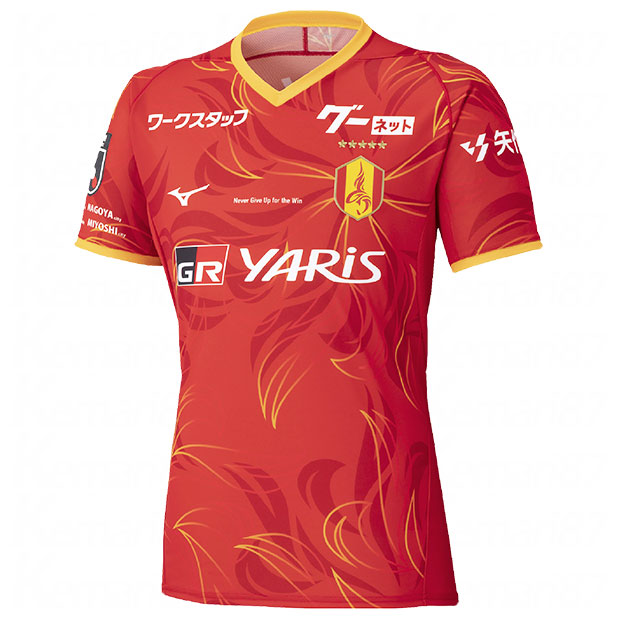 名古屋グランパス 2025 ホーム 半袖オーセンティックユニフォーム　【MIZUNO|ミズノ】クラブチームレプリカウェアーp2jacy2001