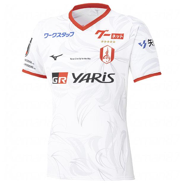 名古屋グランパス 2025 アウェイ 半袖オーセンティックユニフォーム　【MIZUNO|ミズノ】クラブチームレプリカウェアーp2jacy2002