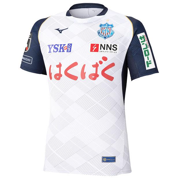 ヴァンフォーレ甲府|2025|アウェイ|半袖オーセンティックユニフォーム　【MIZUNO|ミズノ】クラブチームレプリカウェアーp2jacy3002