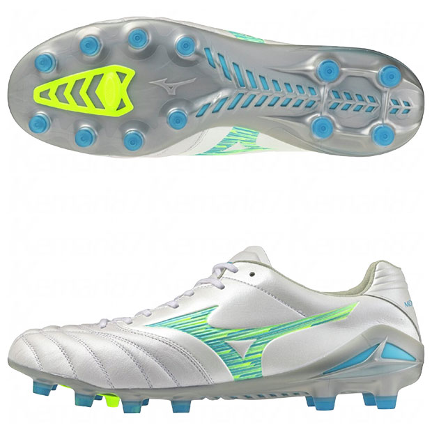 モナルシーダ NEO 3 ELITE　スーパーホワイトパール×サックス　【MIZUNO|ミズノ】サッカースパイクp1ga262025