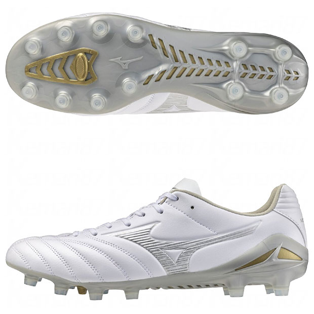 モナルシーダ NEO 3 PRO　ホワイト×ギャラクシーシルバー　【MIZUNO|ミズノ】サッカースパイクp1ga262204