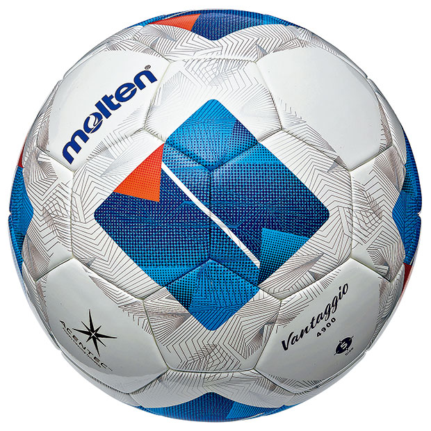 ヴァンタッジオ|4900|土用　ホワイト×ブルー　【molten|モルテン】サッカーボール5号球f5n4901