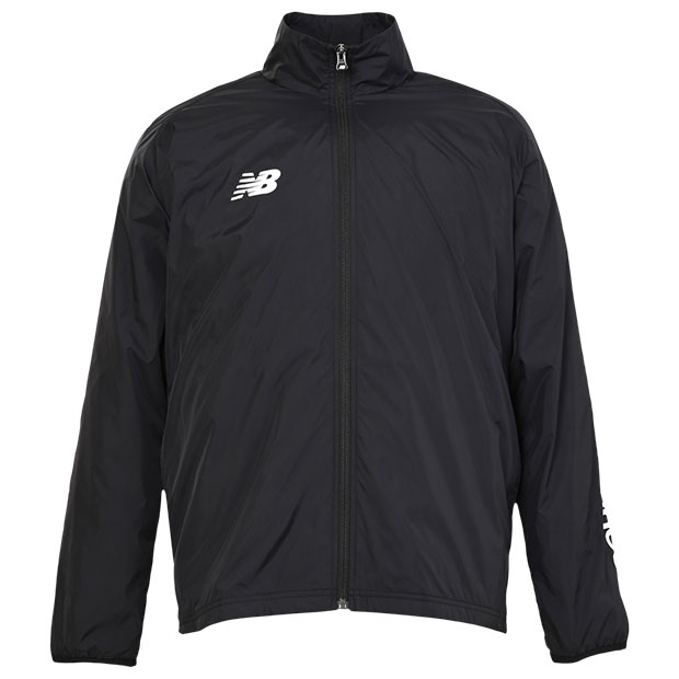 裏起毛ウインドジャケット　ブラック　【NewBalance|ニューバランス】サッカーフットサルウェアーamj55272-bk