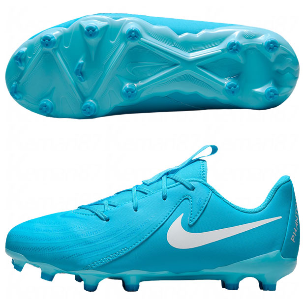 ジュニア ファントム GX 2 アカデミー FG/MG ライトブルーフューリー×ホワイト 【NIKE|ナイキ】ジュニアサッカースパイク ...