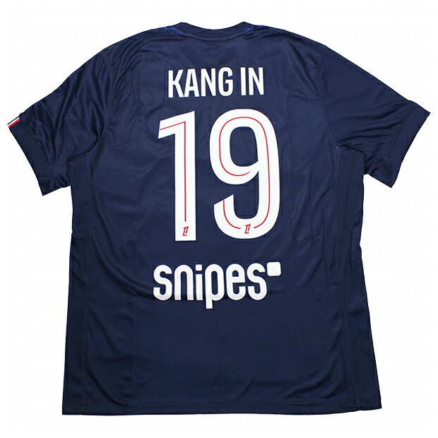 パリサンジェルマン 25-26 ホーム 半袖レプリカユニフォーム　19.李康仁(イ・ガンイン)　【NIKE|ナイキ】クラブチームレプリカウェアーhj4593-411-19-l