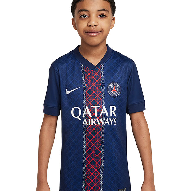 ジュニア パリサンジェルマン 25-26 ホーム 半袖レプリカユニフォーム　【NIKE|ナイキ】クラブチームレプリカウェアーhj5293-411