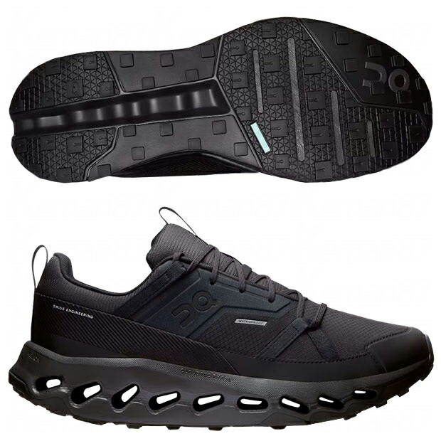 Cloudhorizon|Waterproof|クラウドホライズン|ウォータープルーフ|オン|ランニング　ブラック×ブラック　【On|オン】ランニングシューズ3me10051043-blkblk