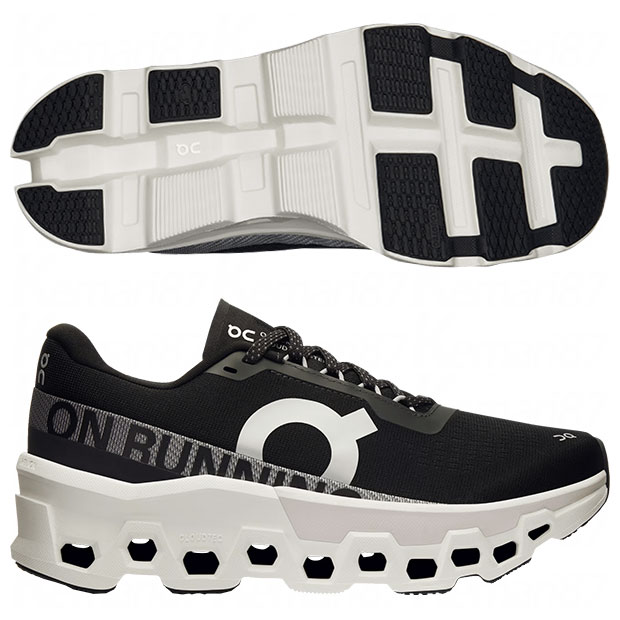 レディース|Cloudmonster|2|クラウドモンスター|2|オン|ランニング　ブラック×フロスト　【On|オン】ランニングシューズ3we10111197-blkfro