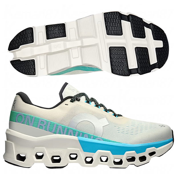 レディース|Cloudmonster|2|クラウドモンスター|2|オン|ランニング　クリーム×ホライズン　【On|オン】ランニングシューズ3we10113168-crehor