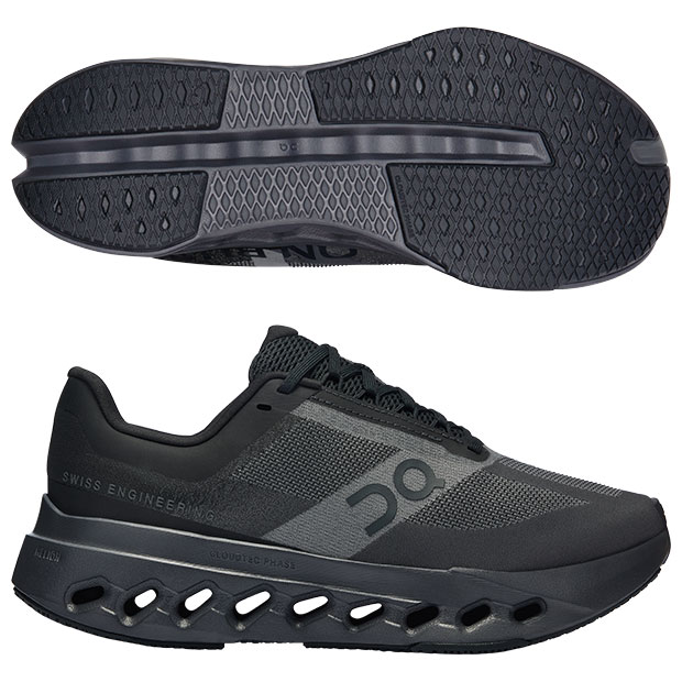 レディース|Cloudsurfer|Next|クラウドサーファーネクスト|オン|ランニング　ブラック×イクリプス　【On|オン】ランニングシューズ3we30050106-blkecl