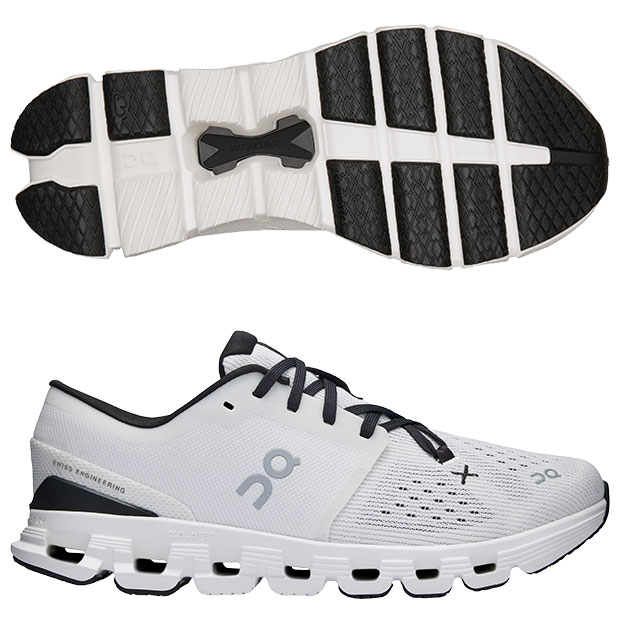 レディース|Cloud|X|4|クラウドエックス|4|オン|ランニング　アイボリー×ブラック　【On|オン】ランニングシューズ3we30070791-ivoblk