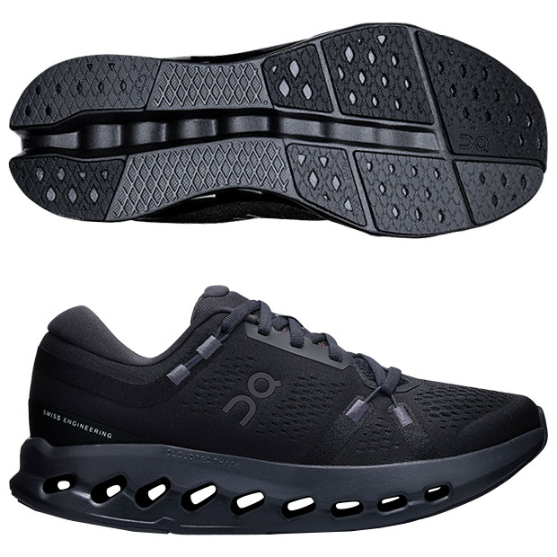 レディース|Cloudsurfer|2|クラウドサーファー|2|オン|ランニング　ブラック×ブラック　【On|オン】ランニングシューズ3wf10101043-blkblk