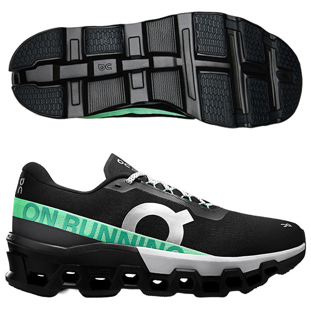 Cloudmonster 2 クラウドモンスター 2 オン ランニング　ブラック×グレイシャー　【On|オン】ランニングシューズ3me10120777-blkgla