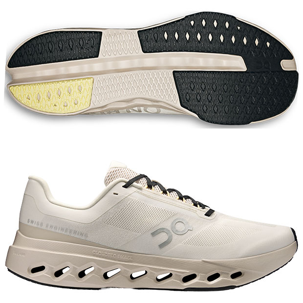 Cloudsurfer Next クラウドサーファーネクスト オン ランニング　アイボリー×シルバー　【On|オン】ランニングシューズ3me30022906-ivosil